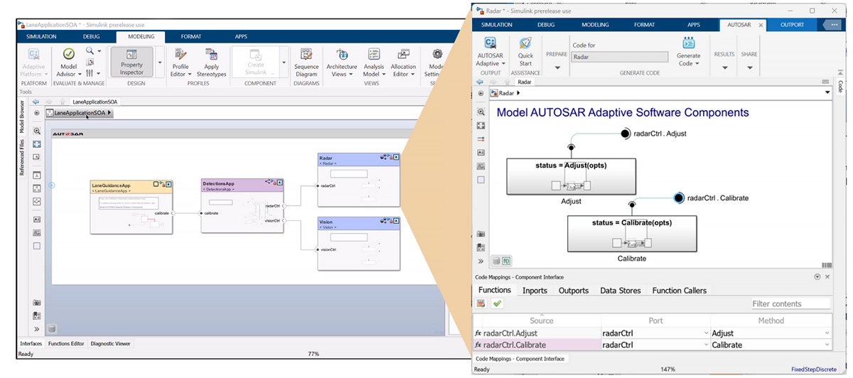 将传统汽车应用迁移到面向软件定义汽车的 Soa Matlab And Simulink
